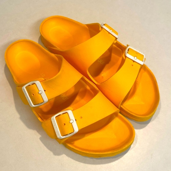 Birkenstock | Shoes | Birkenstock Birks Arizona Eva Orange Sz Eu 4 ...